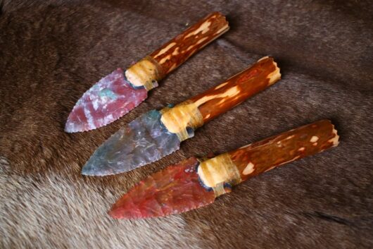Bison Skinner Stone Knives - HuntPrimitive