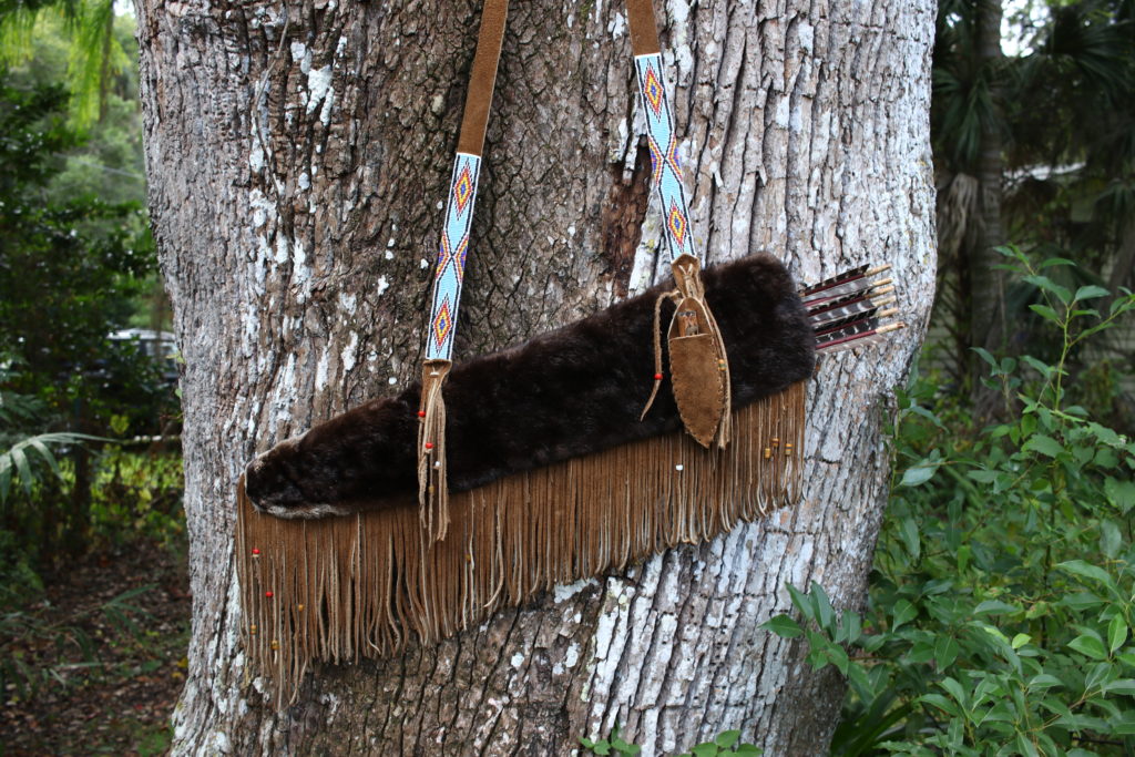 Otter Skin Arrow Quiver - Gill's Primitive Archery